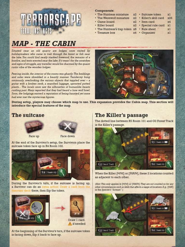 Terrorscape Feral Instincts Rules (Version 2) | PDF