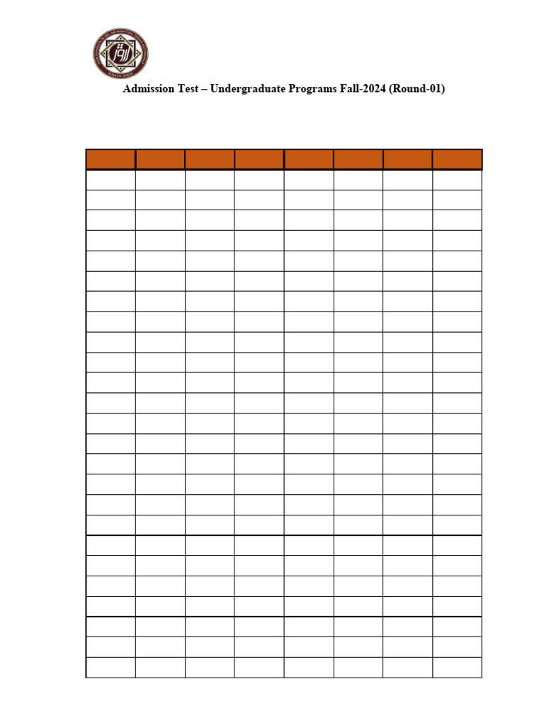 Paper Key Undergraduate Programs Fall 2024 | PDF | Higher Education ...