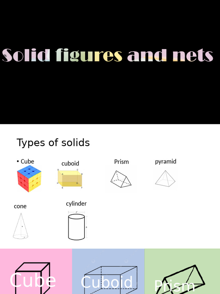 Solid Figures and Nets | PDF