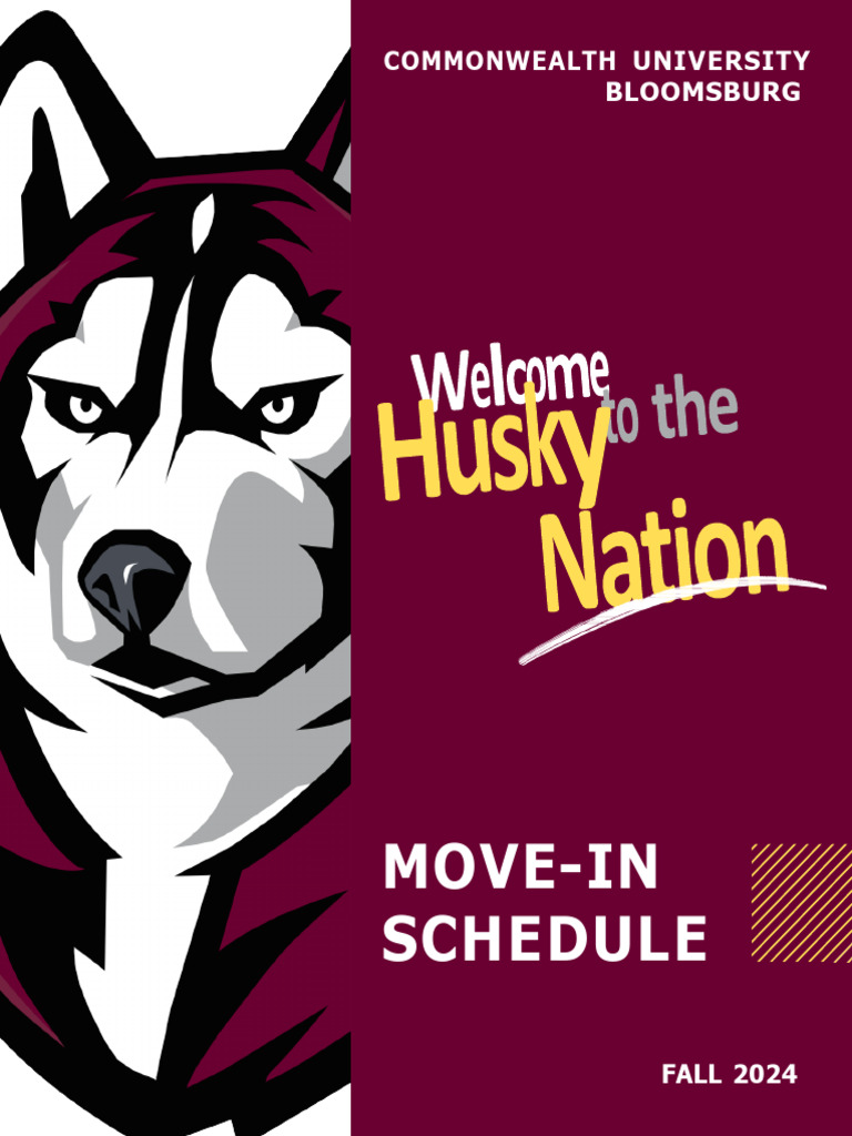 Move in Schedule FA24 BL | PDF