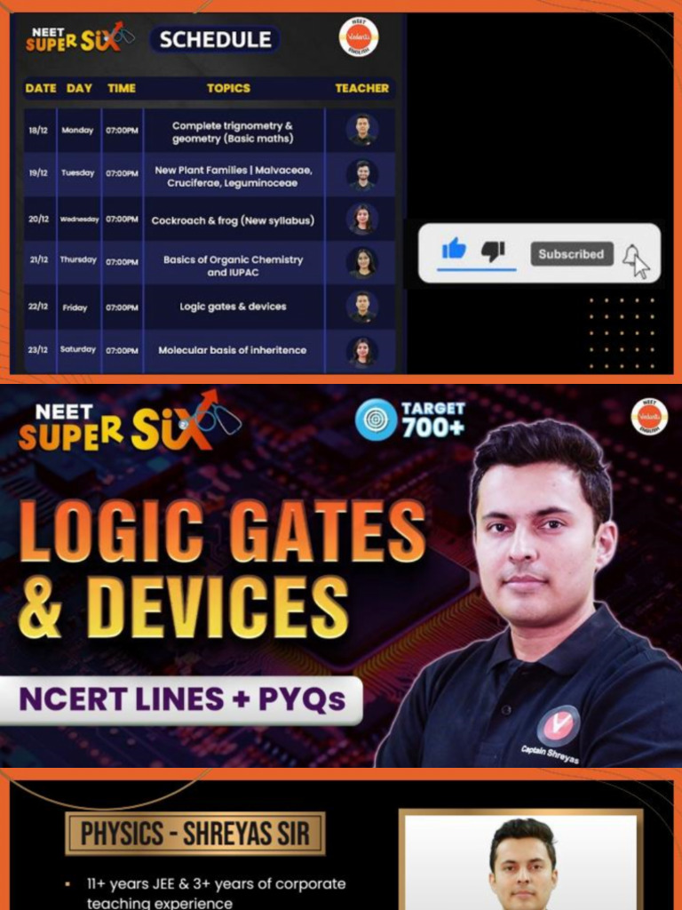 Logic Gates - NEET Theory & PYQ's | PDF Logic Gates - NEET Theory & PYQ's | PDF