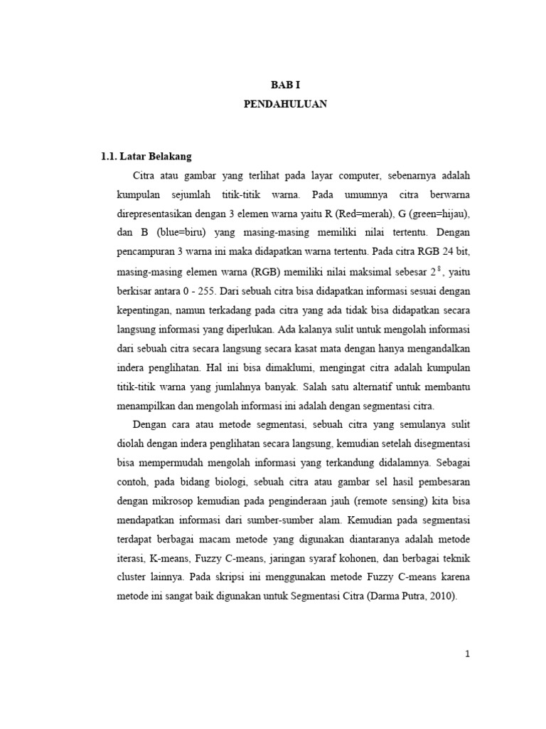 BAB 1 - BAB 3 - Fix | PDF