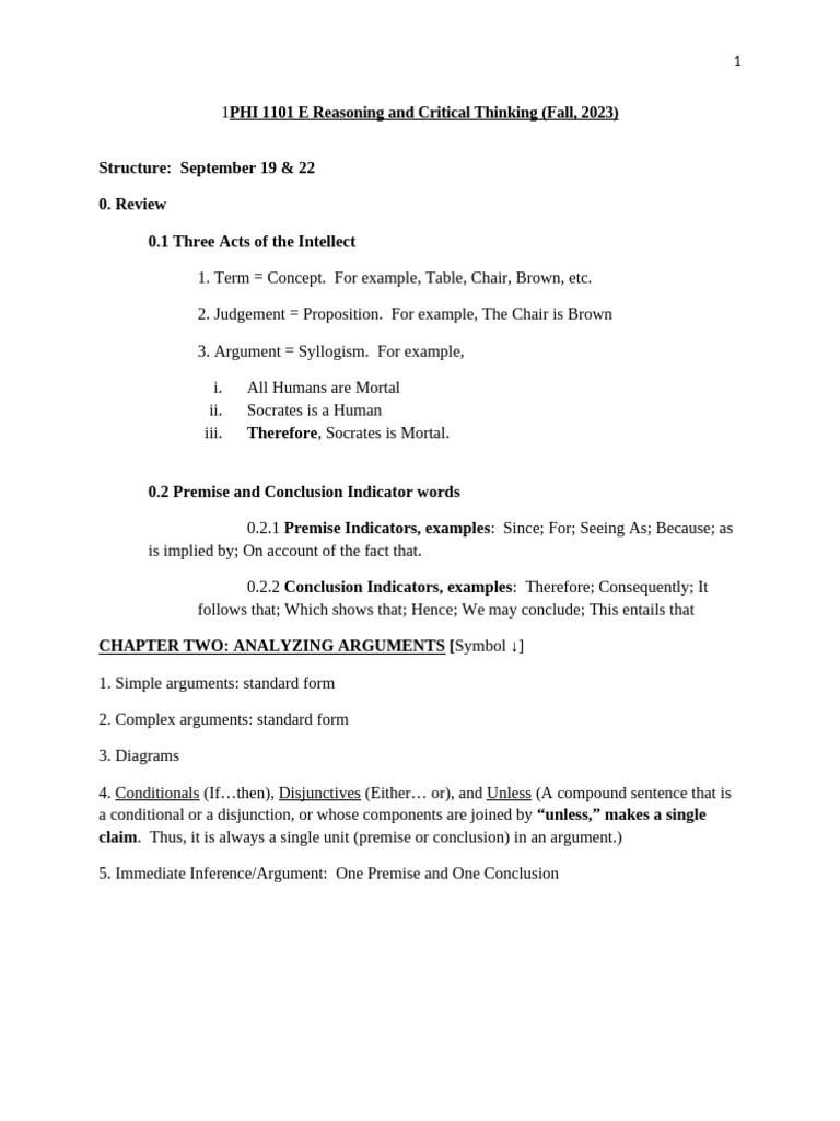 Structure Phi 1101 | PDF