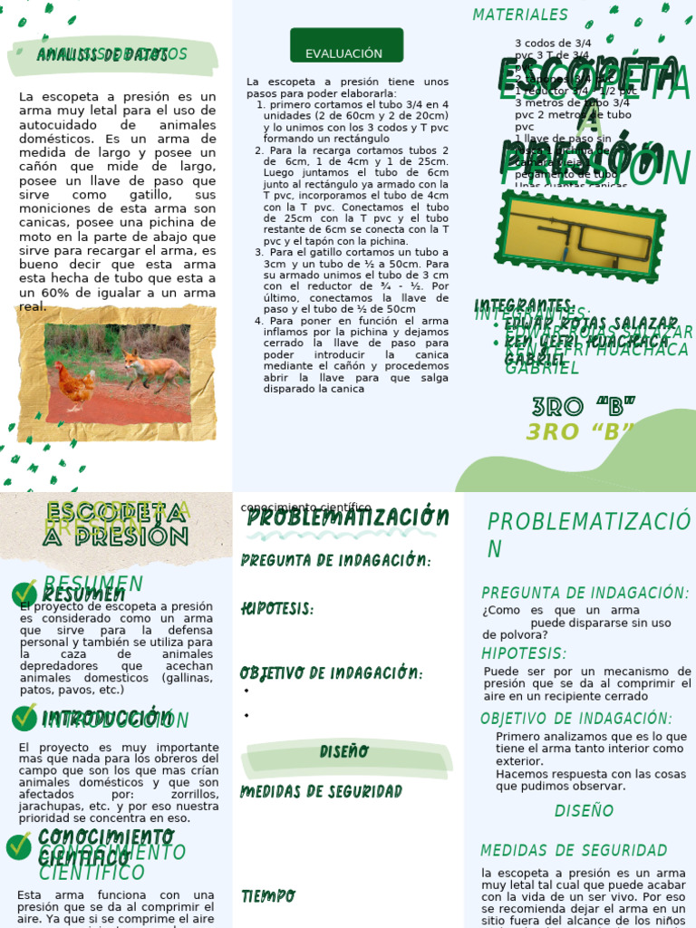 Tríptico Informativo Del Día Del Reciclaje Ilustrado Verde | PDF