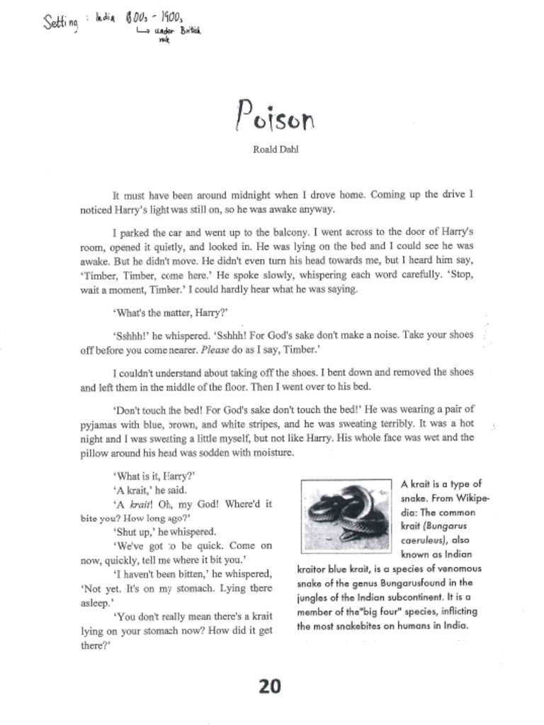 Poison Text | PDF