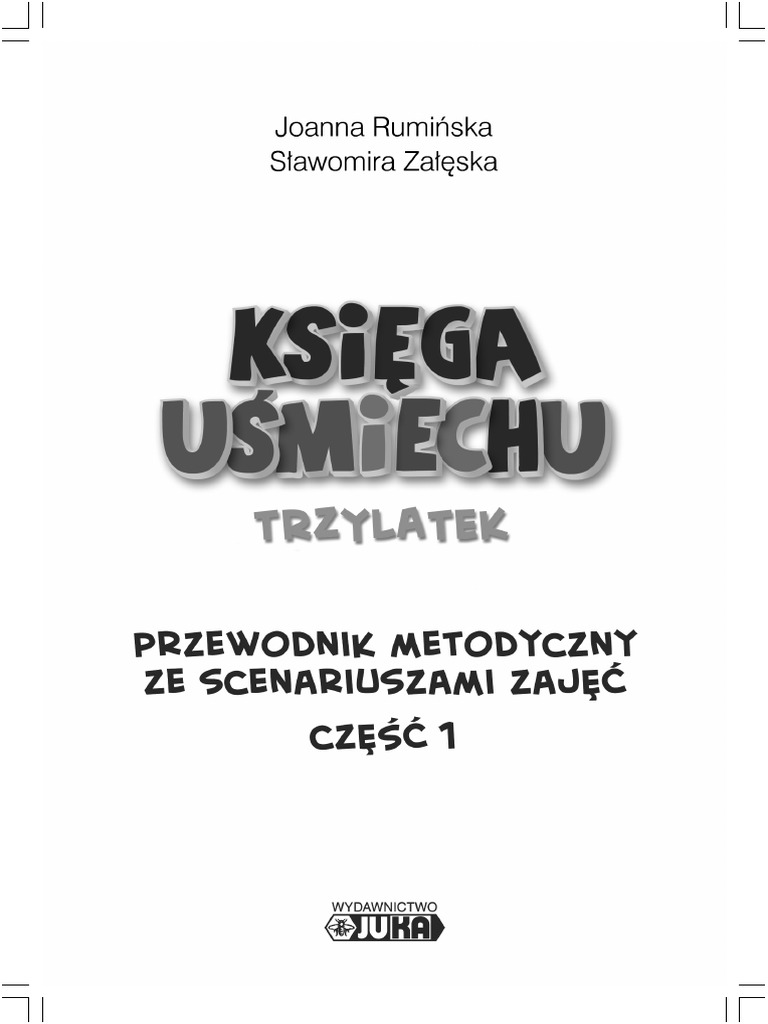 Księga Usmiechu - Trzylatek Cz. 1 | PDF