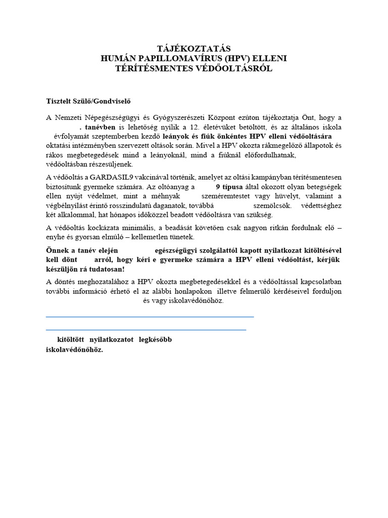 HPV 7.oszt Tájék Kréta 2024-2025 Tanév | PDF