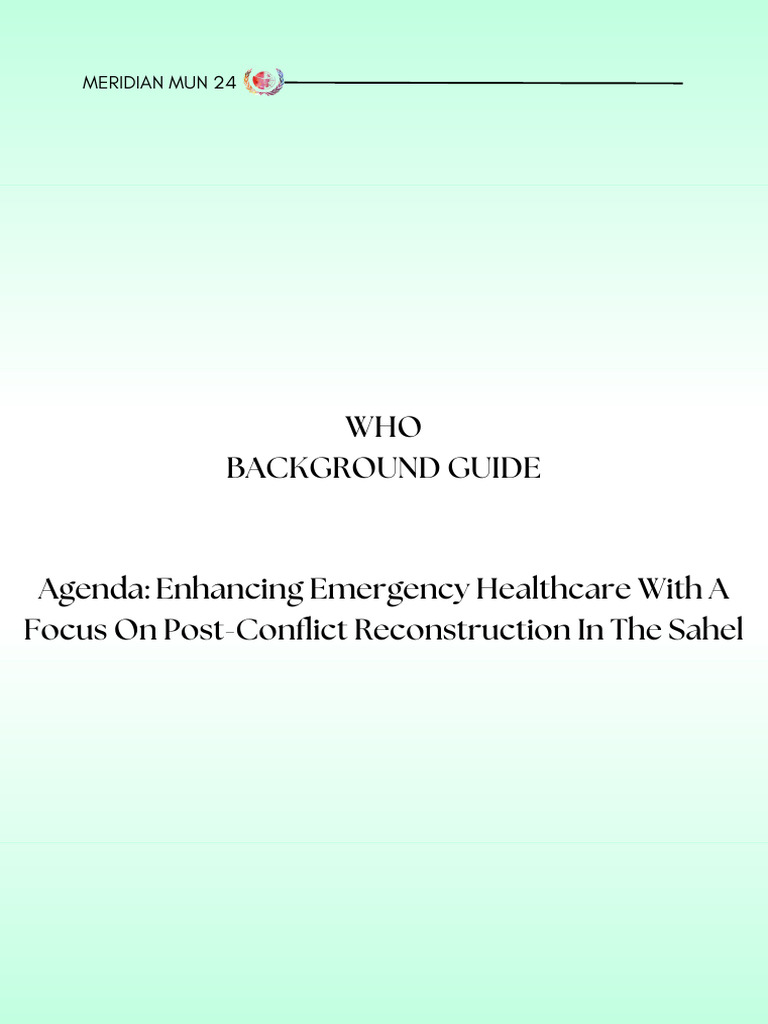 WHO BACKGROUND GUIDE | PDF
