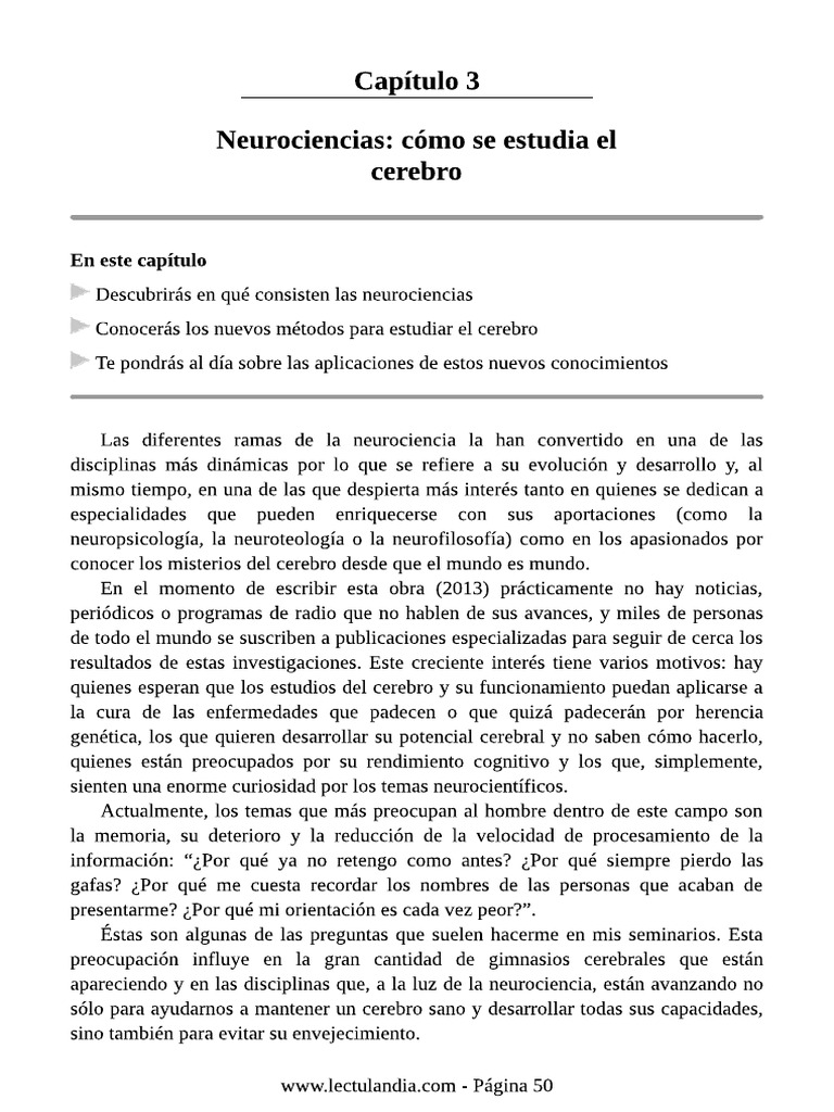 Cómo Se Estudia El Cerebro - Braidot | PDF