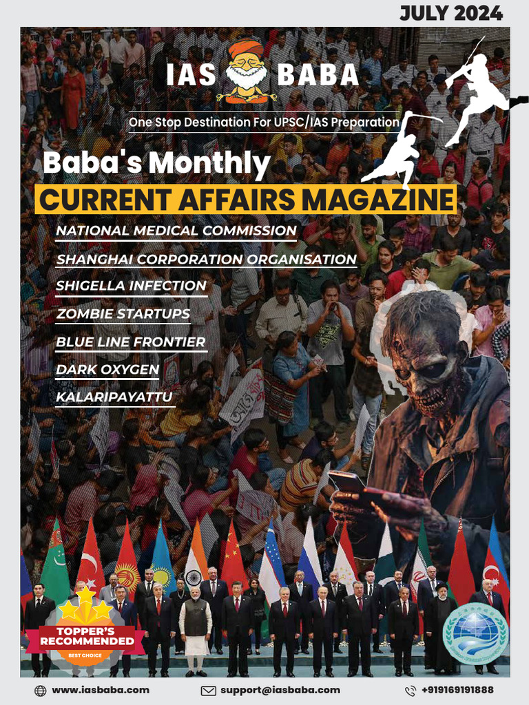 Iasbaba July 2024 Monthly Current Affairs Magazine | PDF