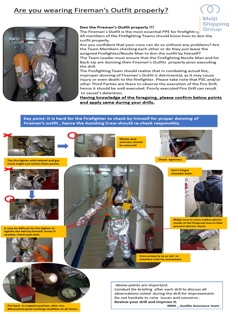 Fire man's outfit pptx - | PDF