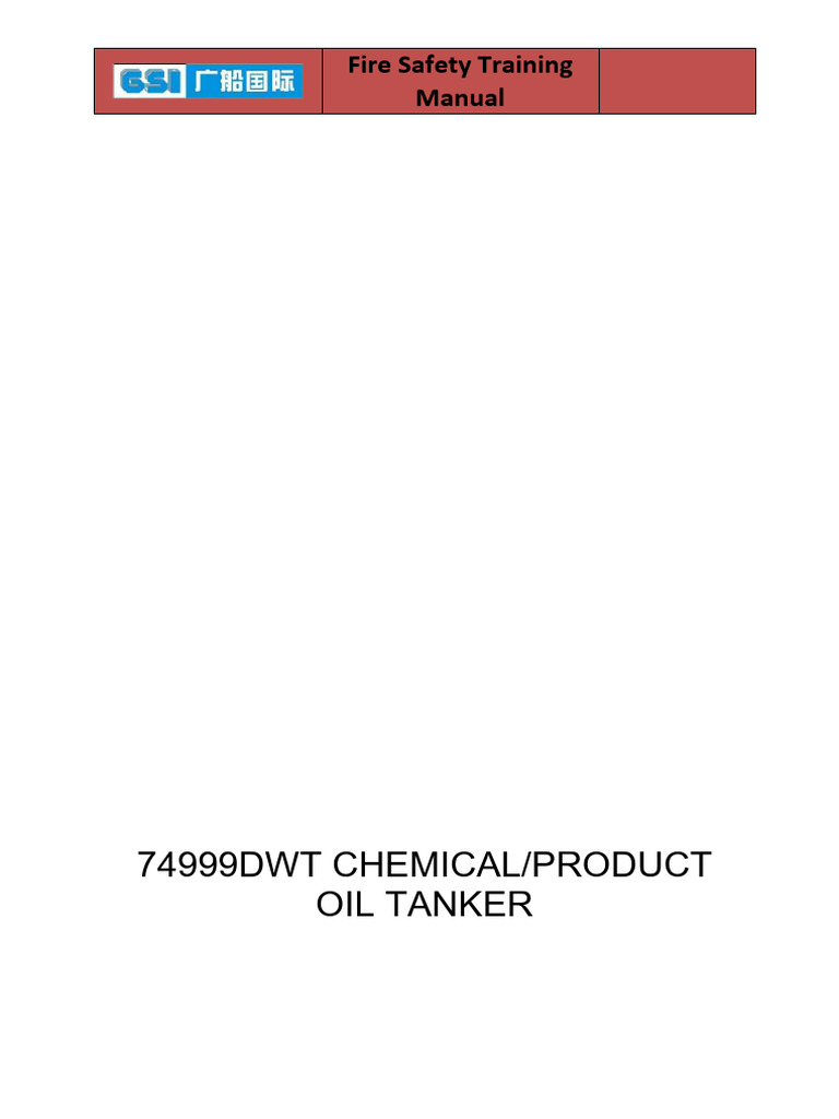 Fire Safety Training Manual | PDF