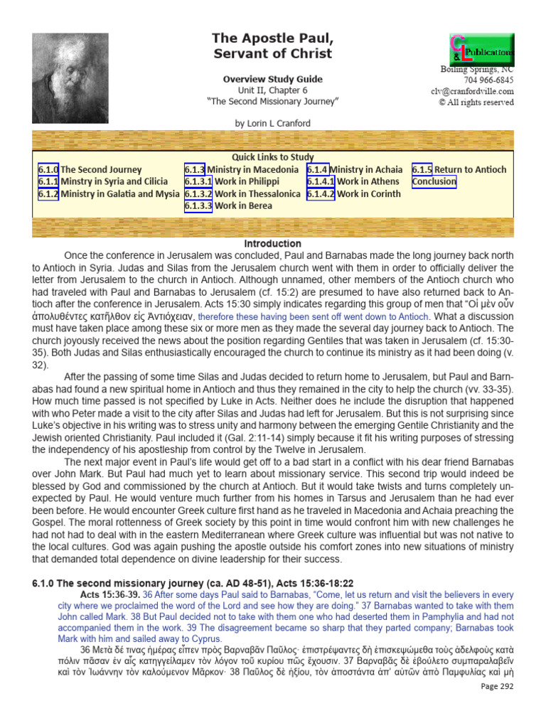 PaultheApostle SG07 P2C06 | PDF | Paul The Apostle | Religion ...