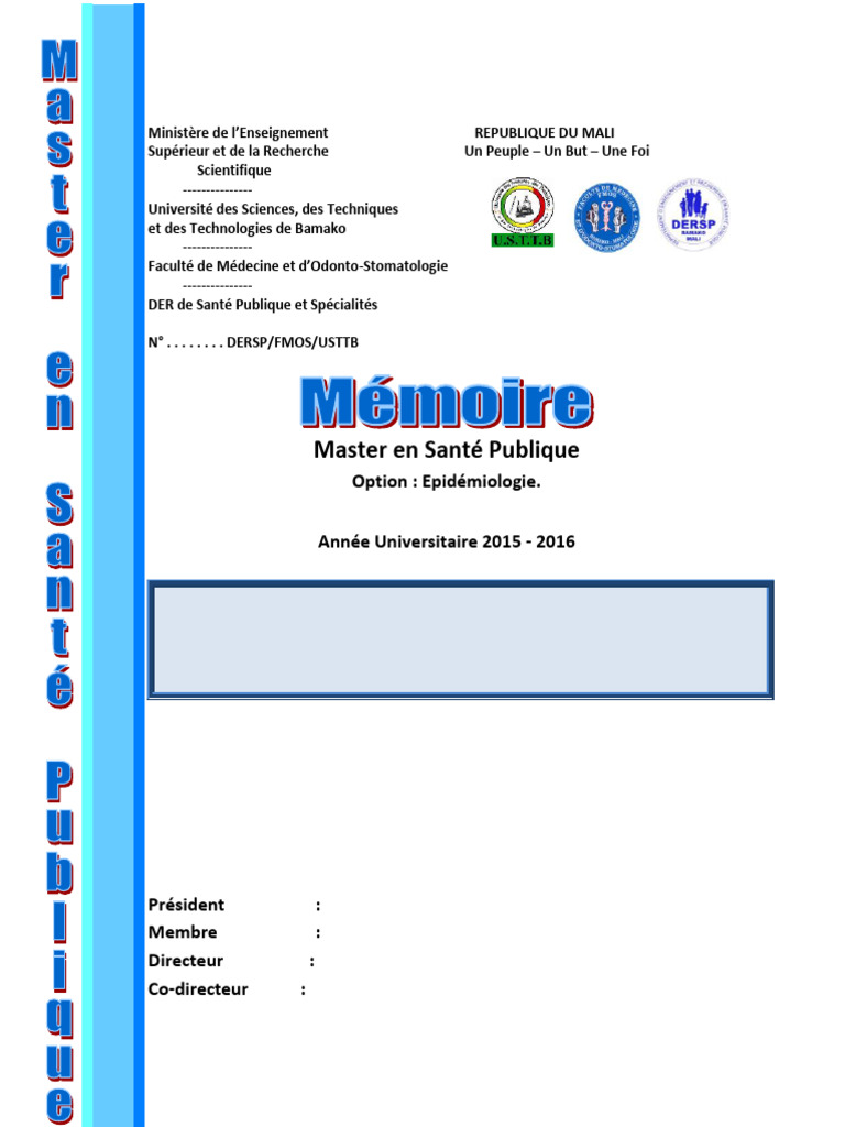 Mémoire Master DR Maïmouna Traoré | PDF