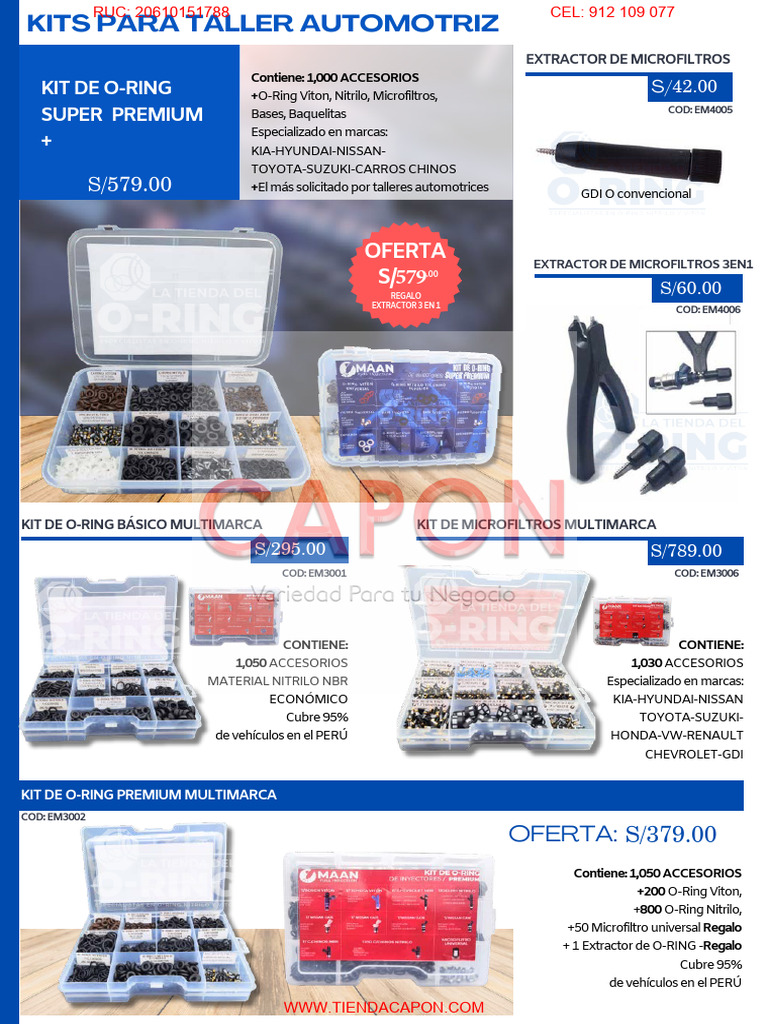 Catalogo de O-Ring 2024 | PDF