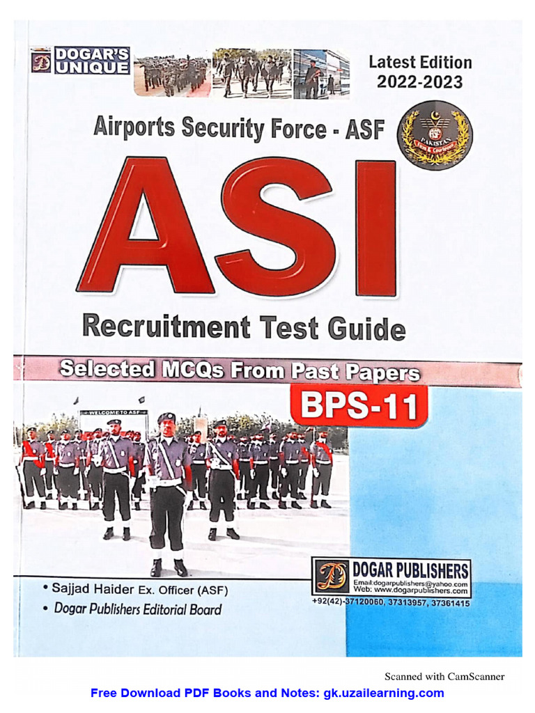 ASF (ASI) Book Latest Edition 2022-23 (English) | PDF