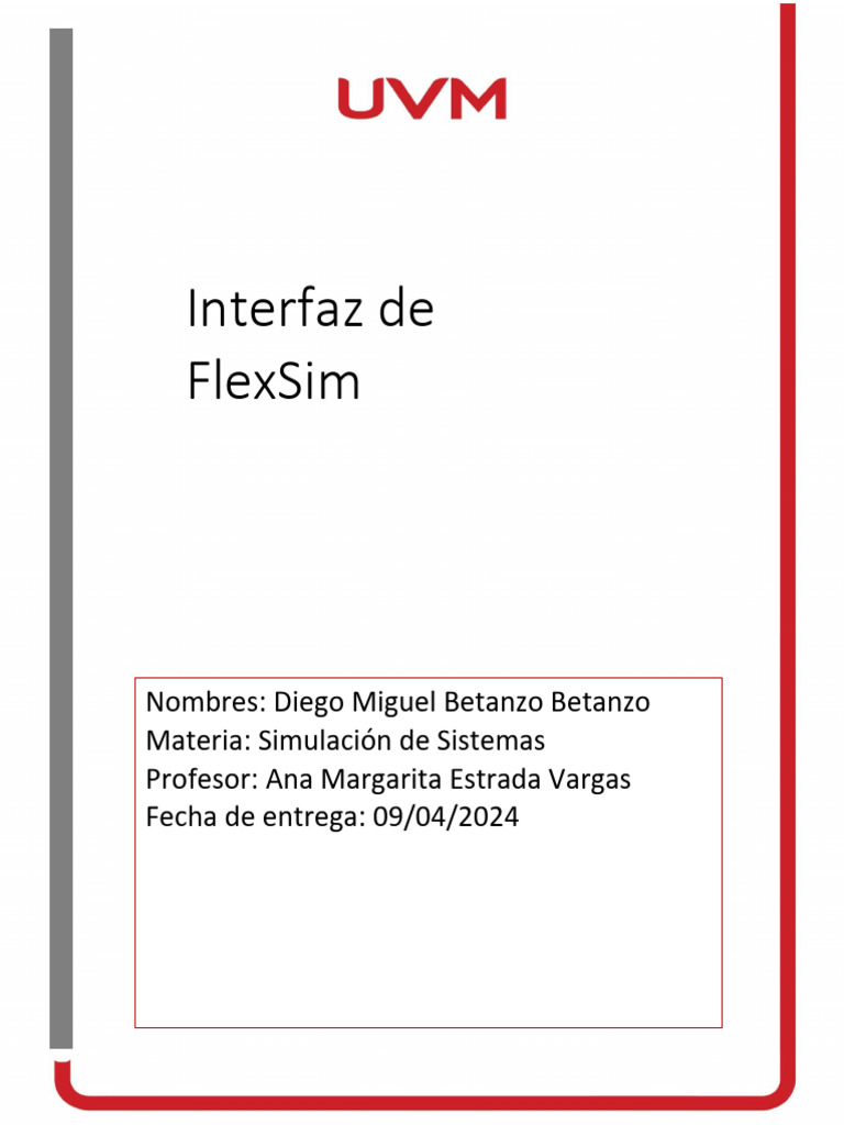 Interfaz de FlexSim | PDF