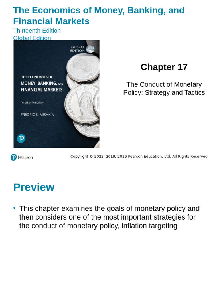 Chapter 17 The Conduct of Monetary Policy Strategy and Tactics | PDF ...