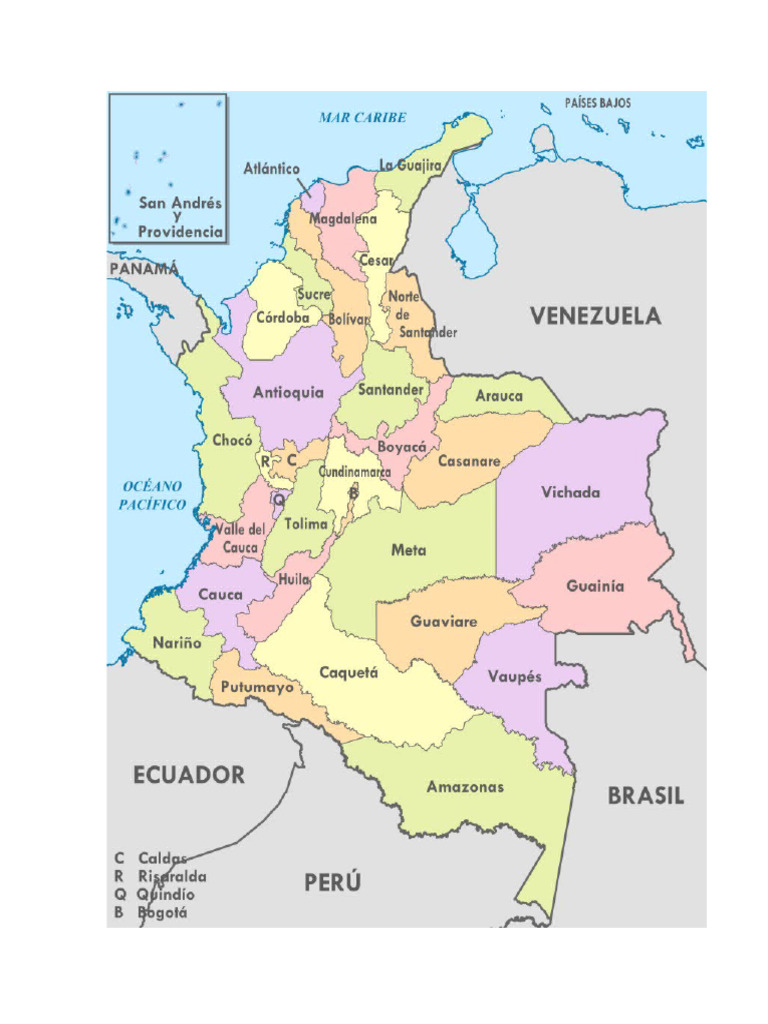Mapa Colombia | PDF