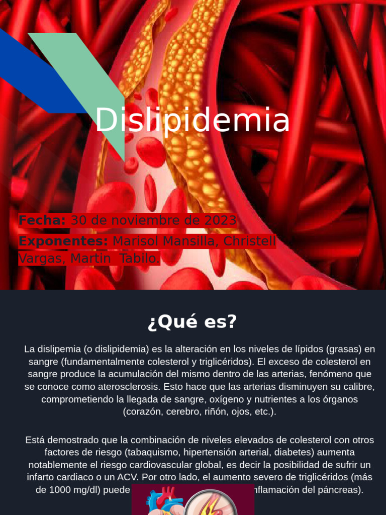 Dislipidemia | PDF