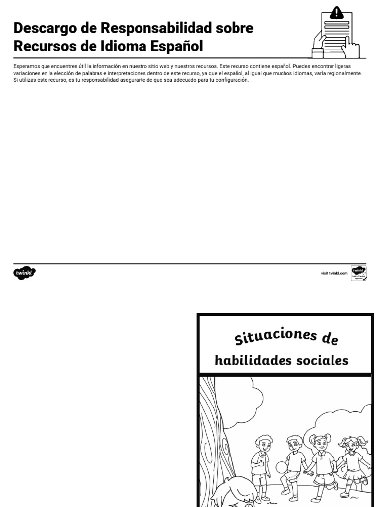 Recursos de Español y Habilidades Sociales | PDF