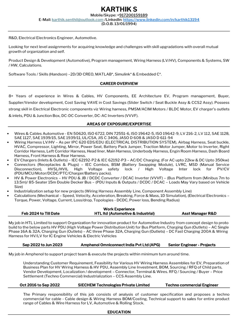 Karthik S Ev | PDF