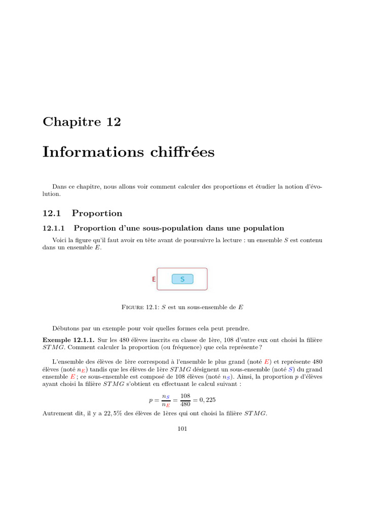 Chapitre-12-Informations-chiffrées | PDF