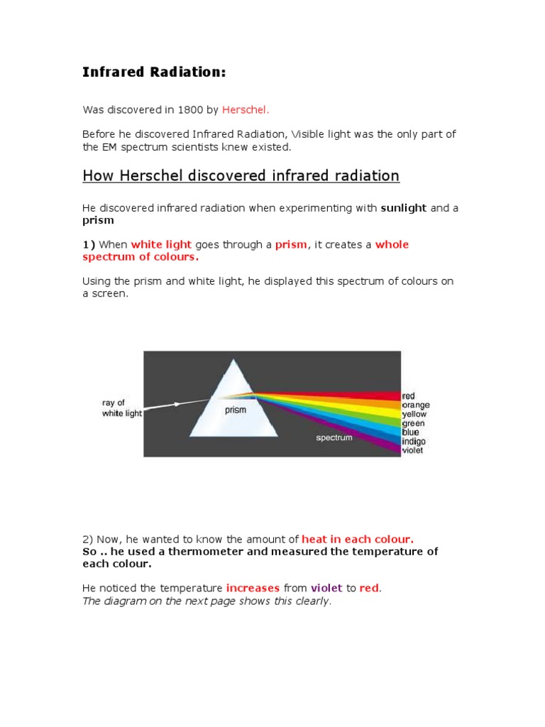 Infrared Radiation | PDF | Young Adult