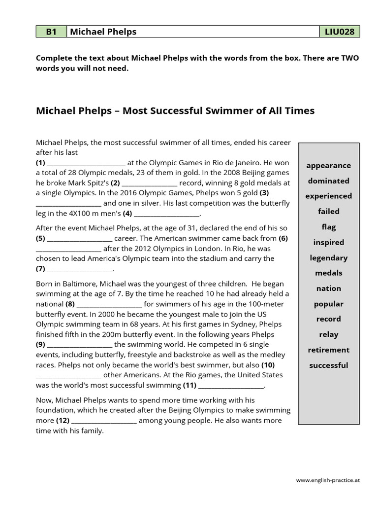 Liu028 Michael Phelps | PDF