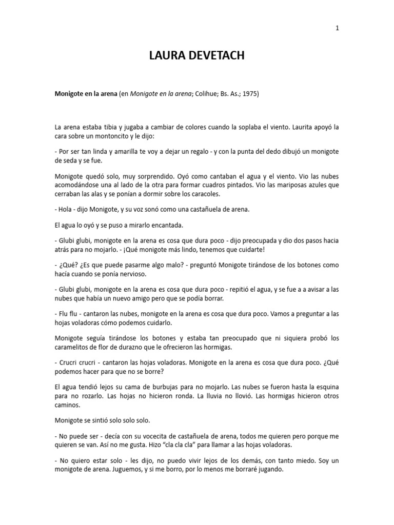 Laura Devetach | PDF