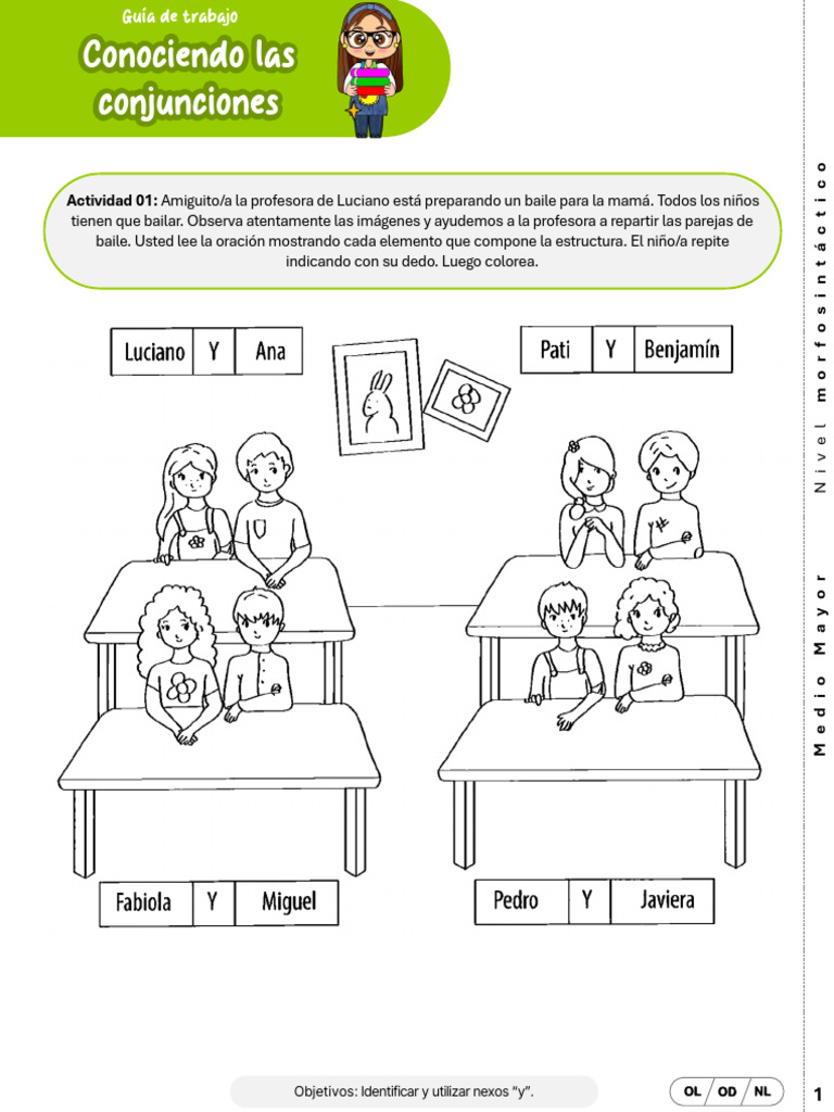 M-Dulo 11.1 Conjunciones - Medio Mayor | PDF