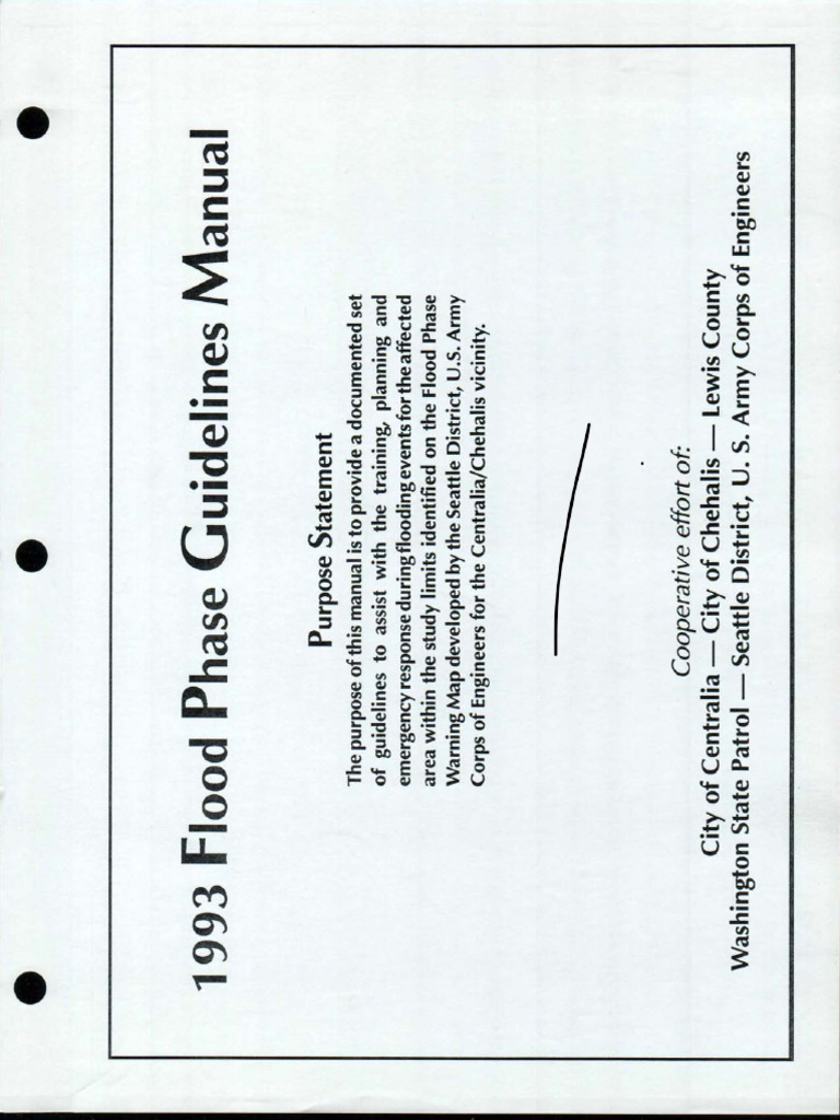 1993 Flood Phase Guidelines Manual PDF 2 | PDF