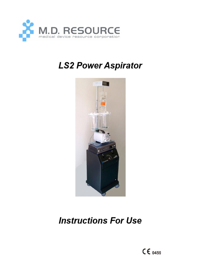 MD Resource LS2 Power Aspirator | PDF