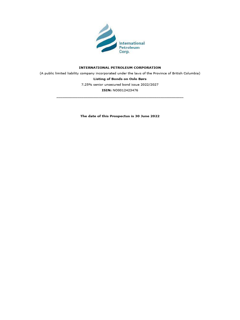Prospectus | PDF