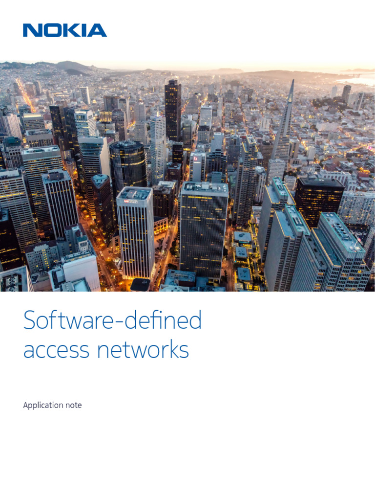 Nokia__Software-Defined_Access_Networks | PDF