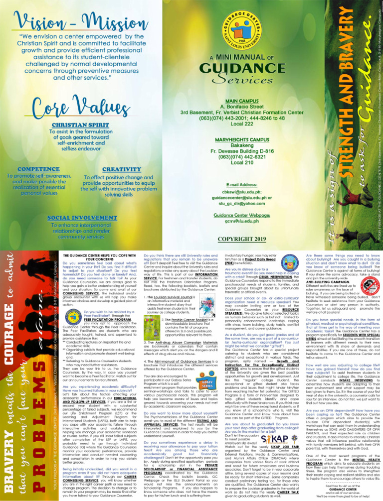 Mini Manual of Guidance Services | PDF