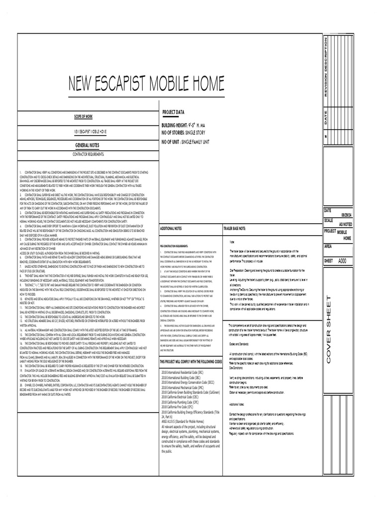 20 Feet New Escapist Mobile Home | PDF