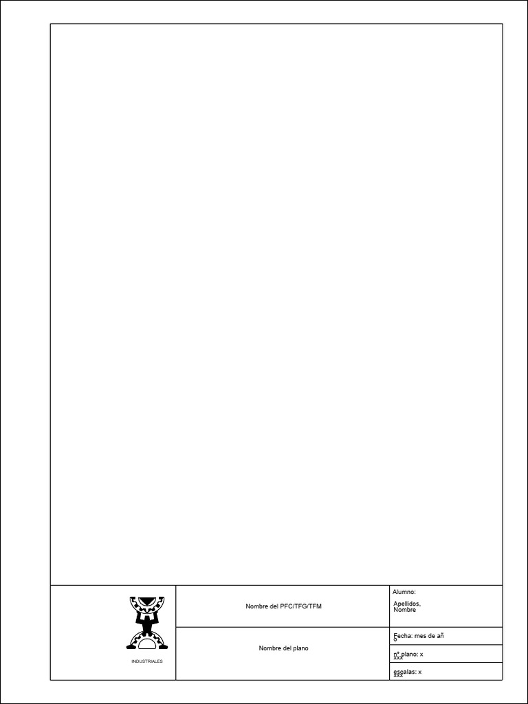 Plano A4 Con Cajetín | PDF