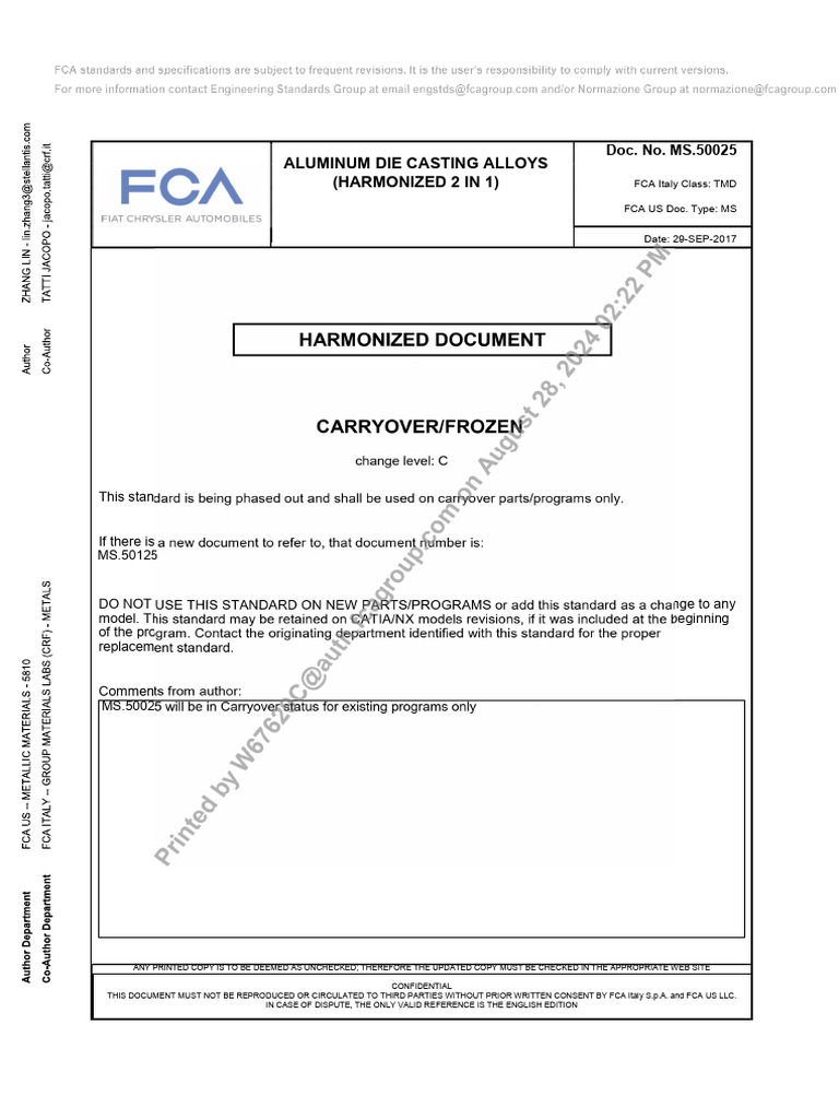 MS 50025 | PDF