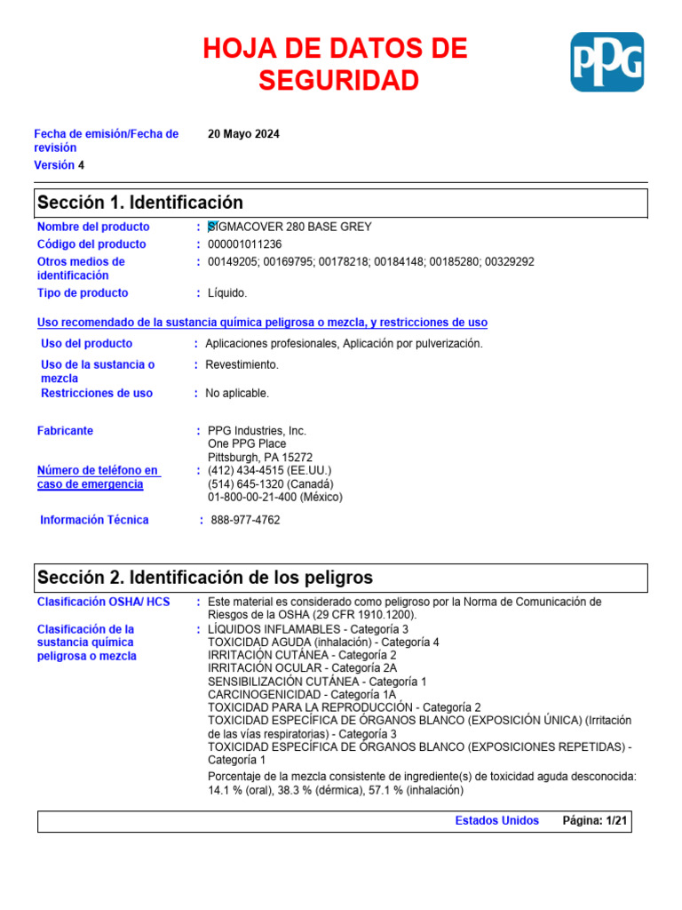 Sigmacover 280 Base Grey | PDF