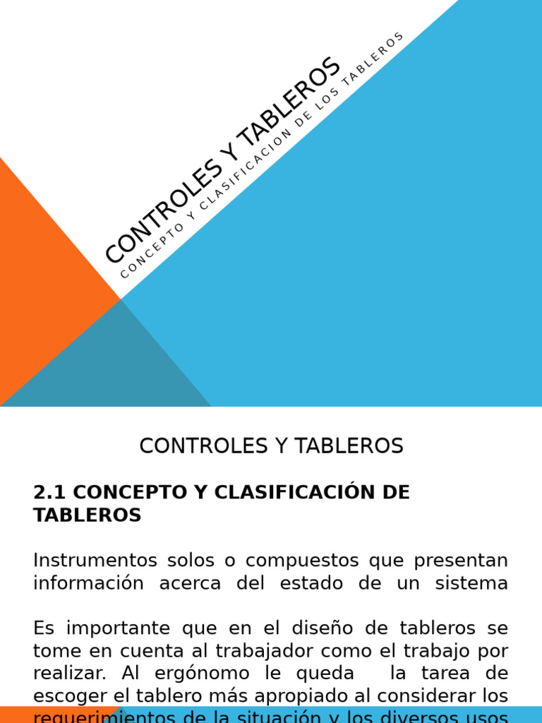Ergonomia Controles y Tableros 3 PDF Free | PDF