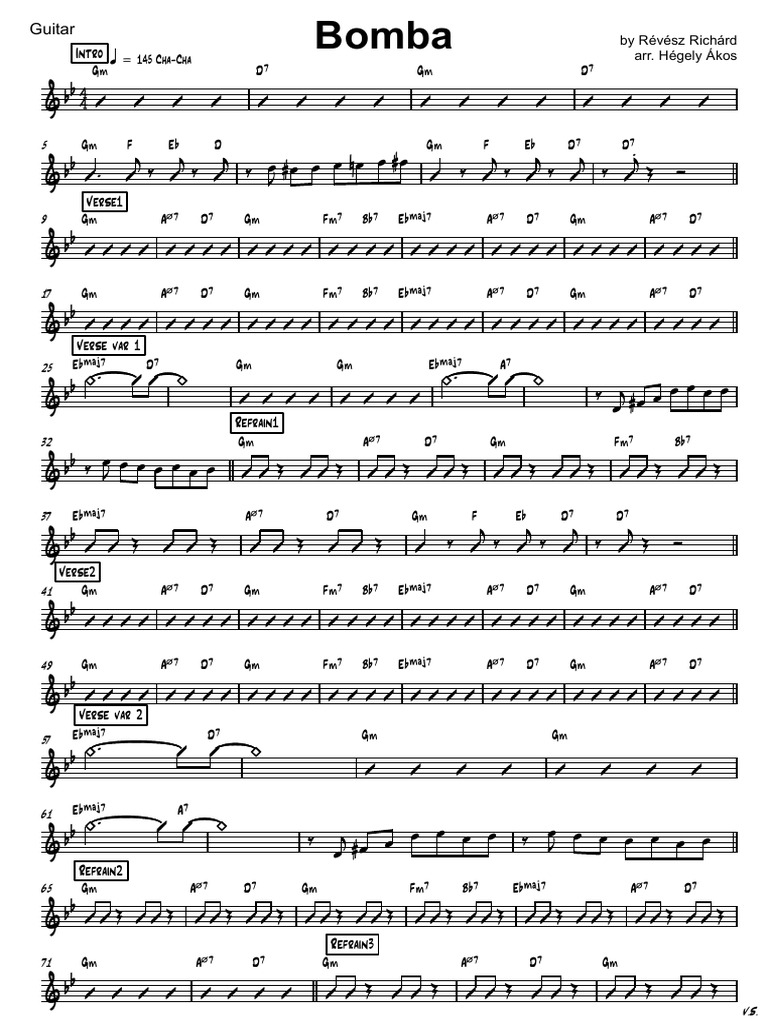 Bomba - Guitar | PDF