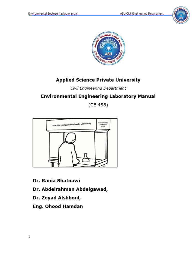 Env. Eng Lab Manual | PDF