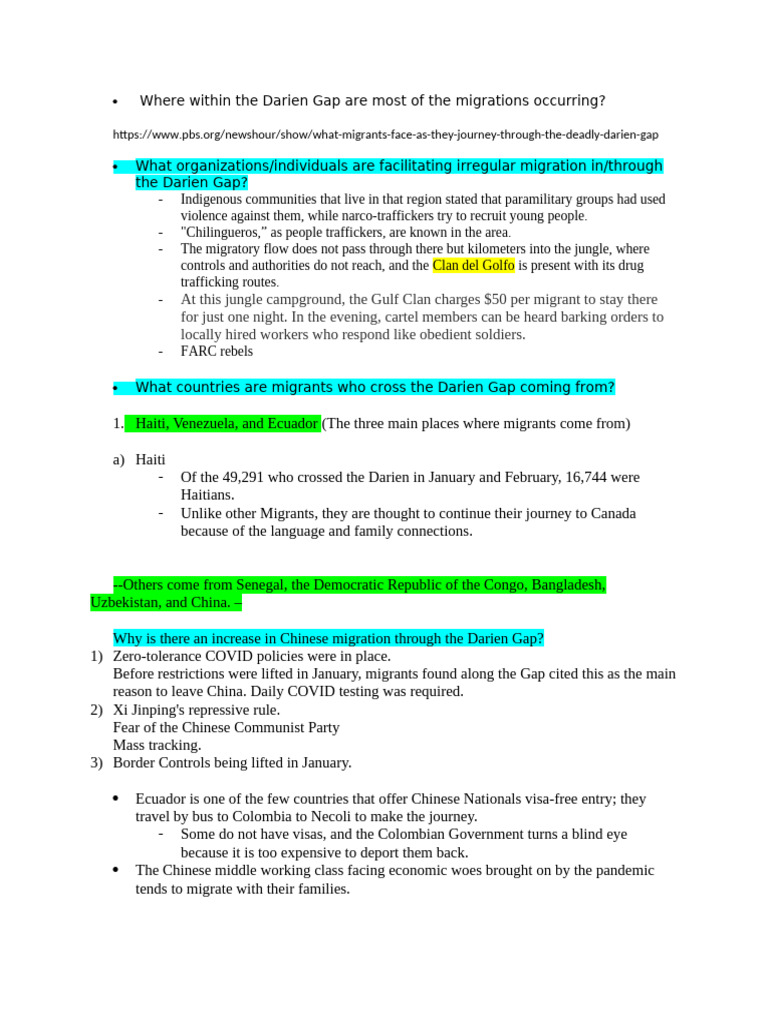 Darian Gap Nominations | PDF