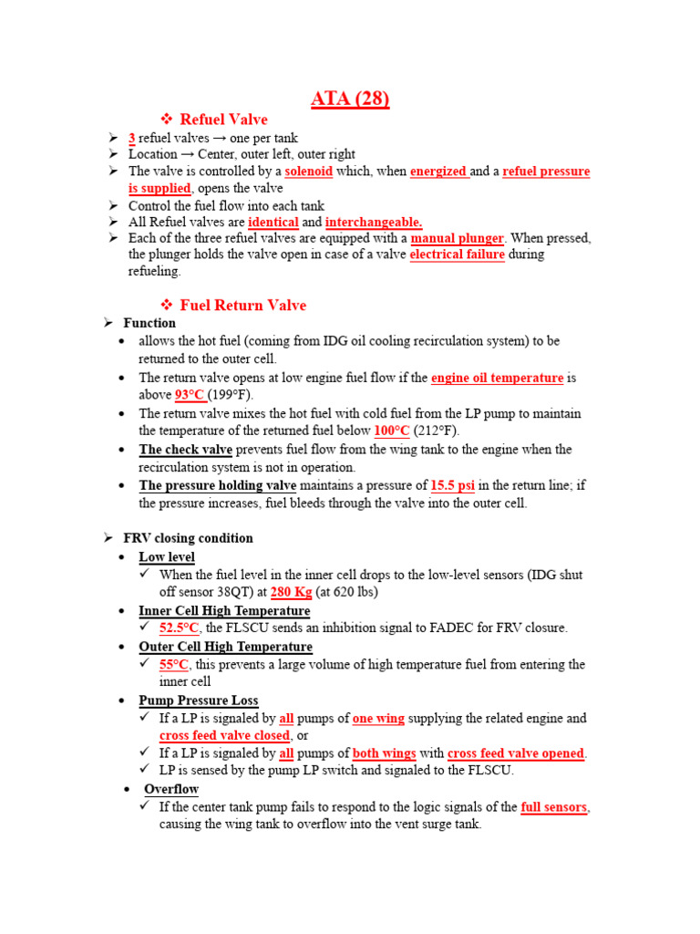Ata 28 - Important Notes | PDF