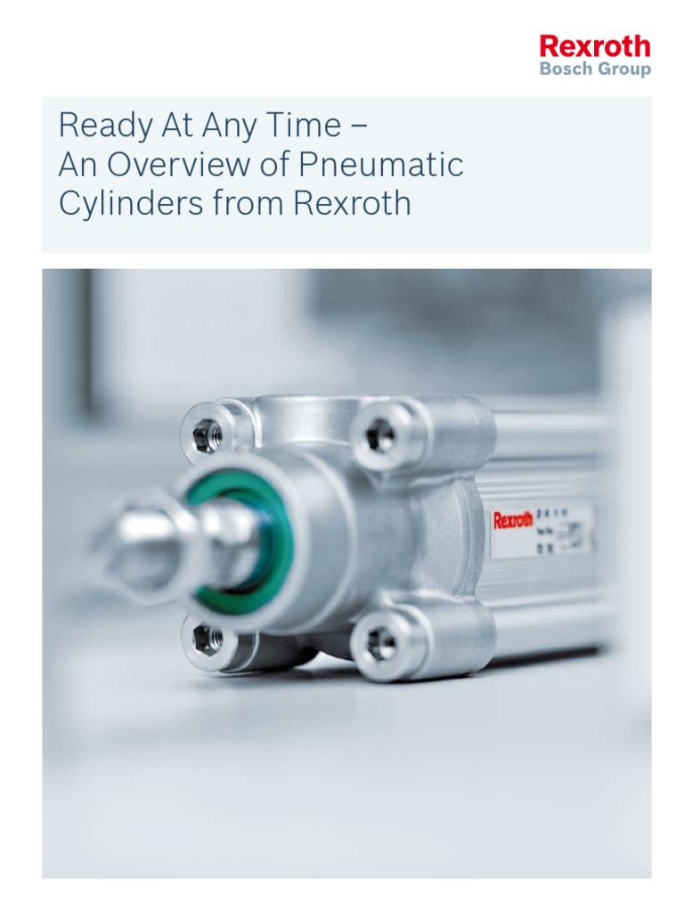 Overview Neumatic Cylinders of Rexroth | PDF | Cylinder (Engine ...