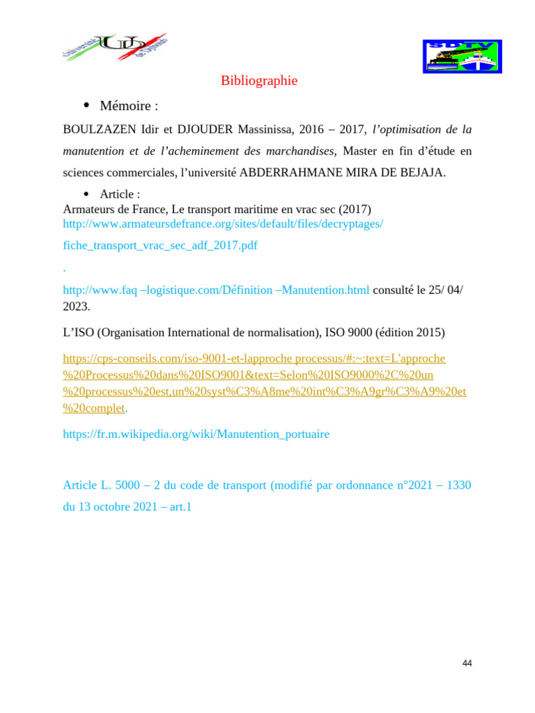 RAPPORT Arab LALT SDTV - Copie | PDF