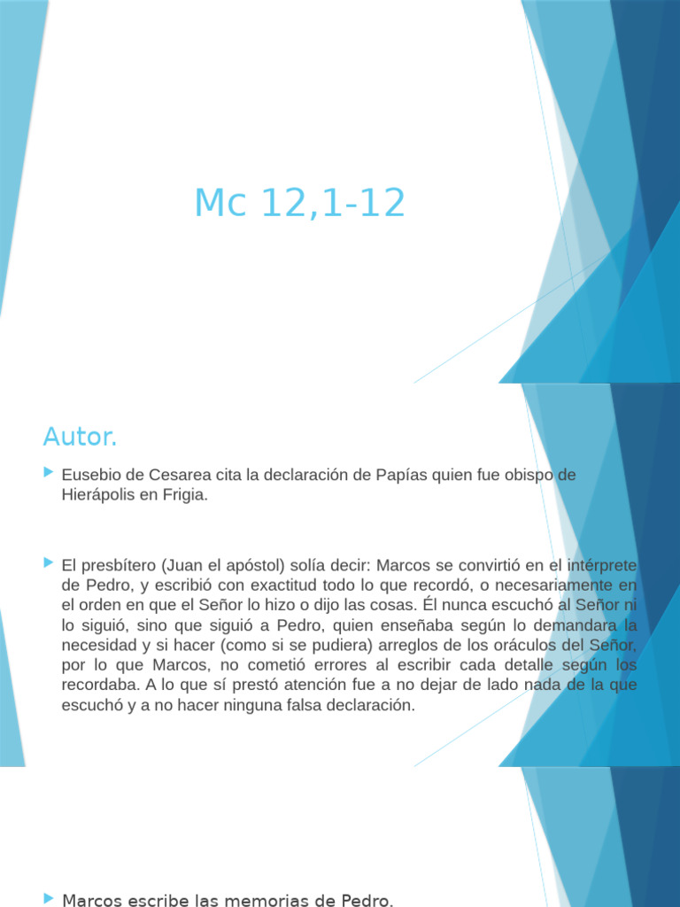 MC 12,1-12 | PDF