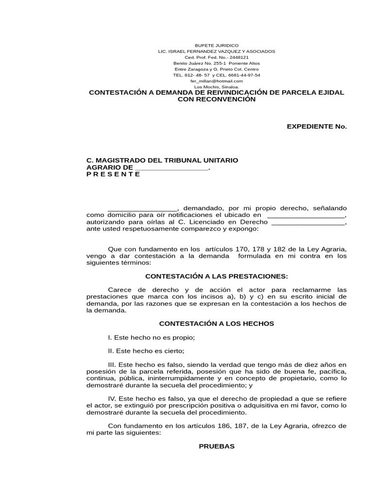 Contestación 5 | PDF
