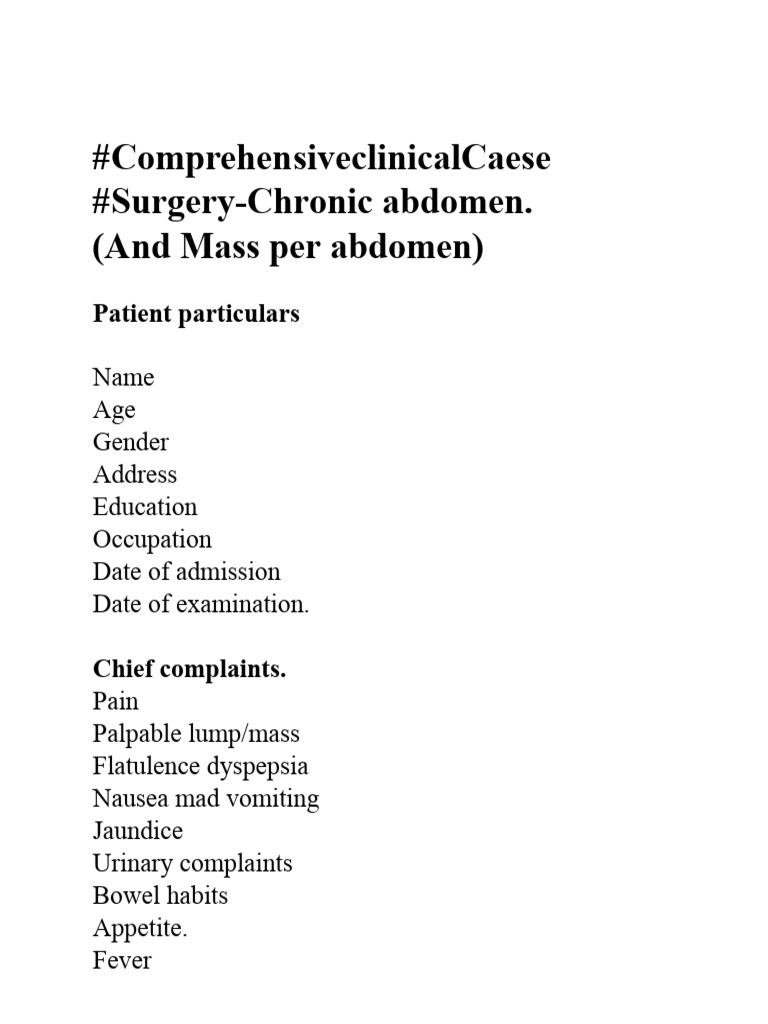 Chronicabdomrbspecual | PDF